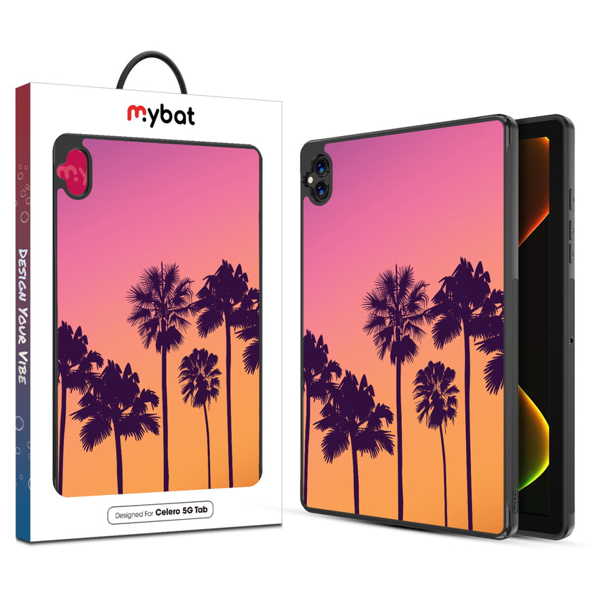 MyBat Design Lab Series Case for Boost Celero5G TAB - Palm Tree Sunset ...