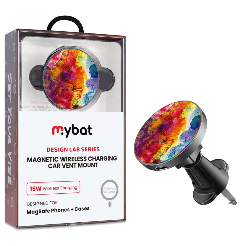 MyBat Design Lab Magnetic Wireless Charging Vent Mount - Black - Color ...