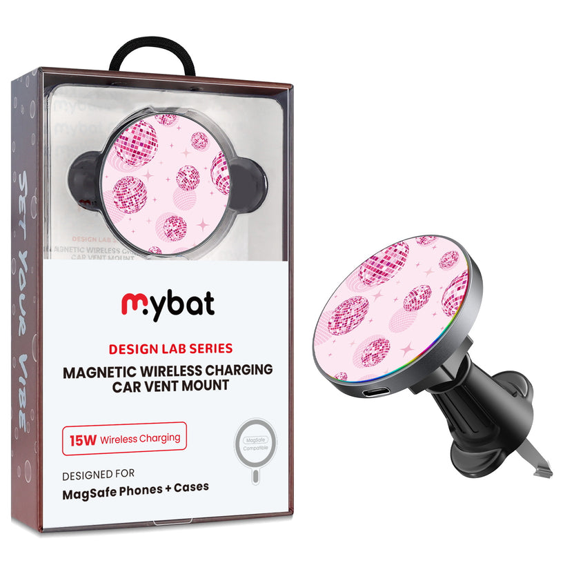 MyBat Design Lab Magnetic Wireless Charging Vent Mount - Black - Disco ...