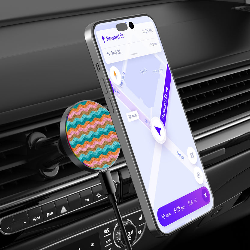 MyBat Design Lab Magnetic Wireless Charging Vent Mount - Black - Heat ...