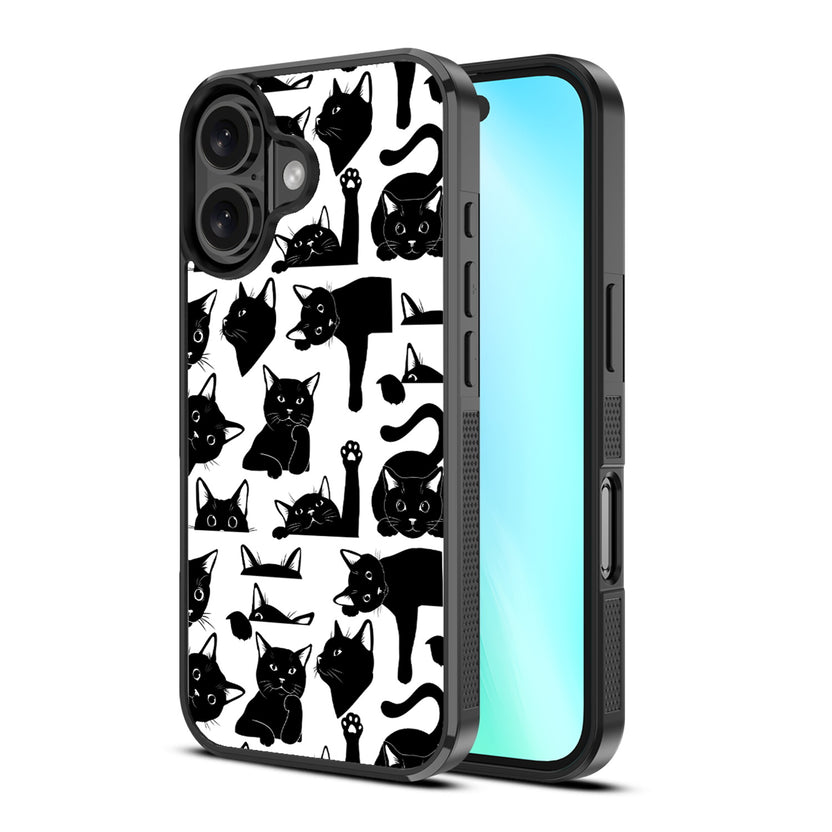 MyBat Design Lab Series Case for Apple iPhone 16 - Black Cats – Valor ...