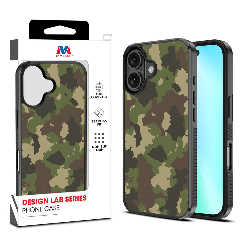 MyBat Design Lab Series Case for Apple iPhone 16 - Army Camouflage ...