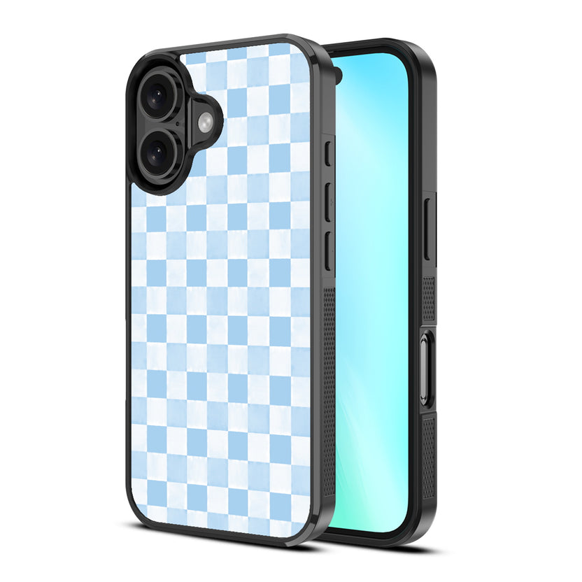 MyBat Design Lab Series Case for Apple iPhone 16 - Sky Blue Check ...