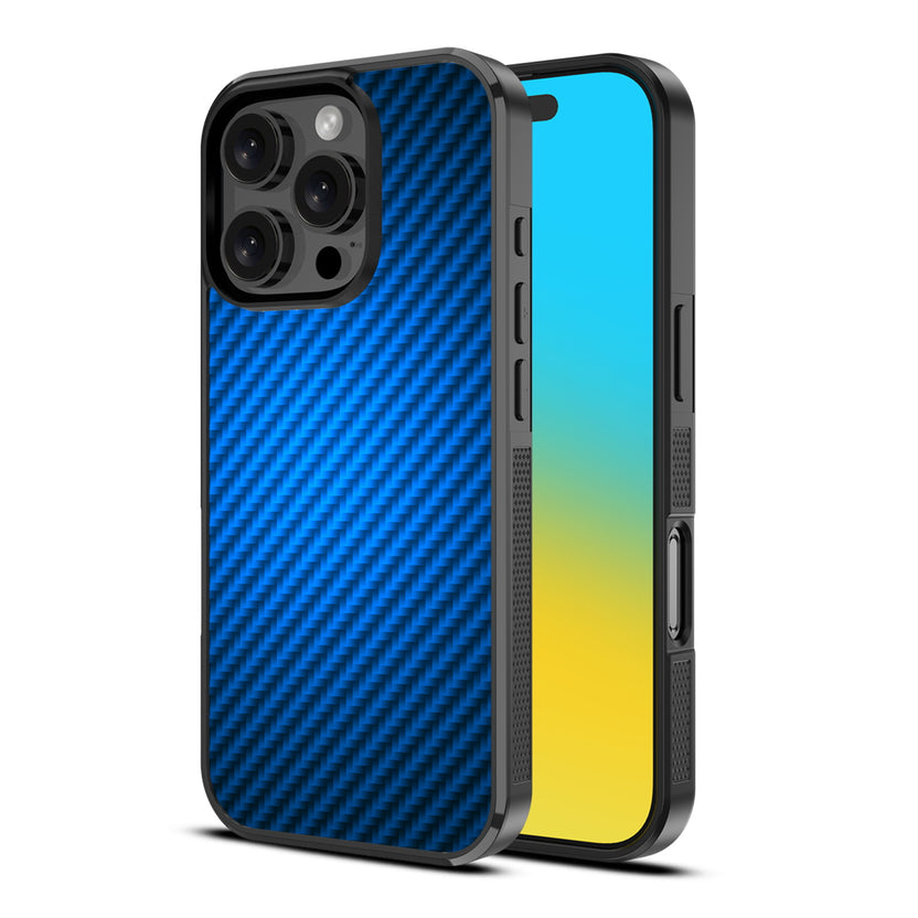 MyBat Design Lab Series Case for Apple iPhone 16 Pro - Blue Carbon Fib ...