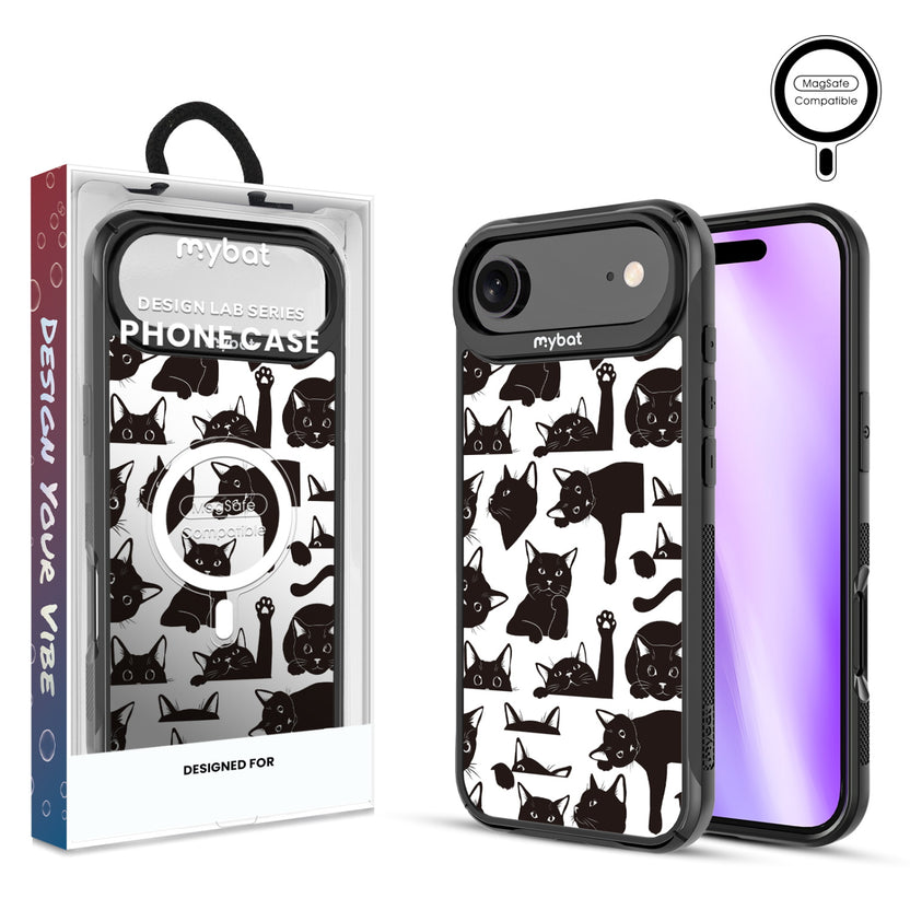 MyBat Design Lab Series MagSafe Case for Apple iPhone Air - Black Cats ...