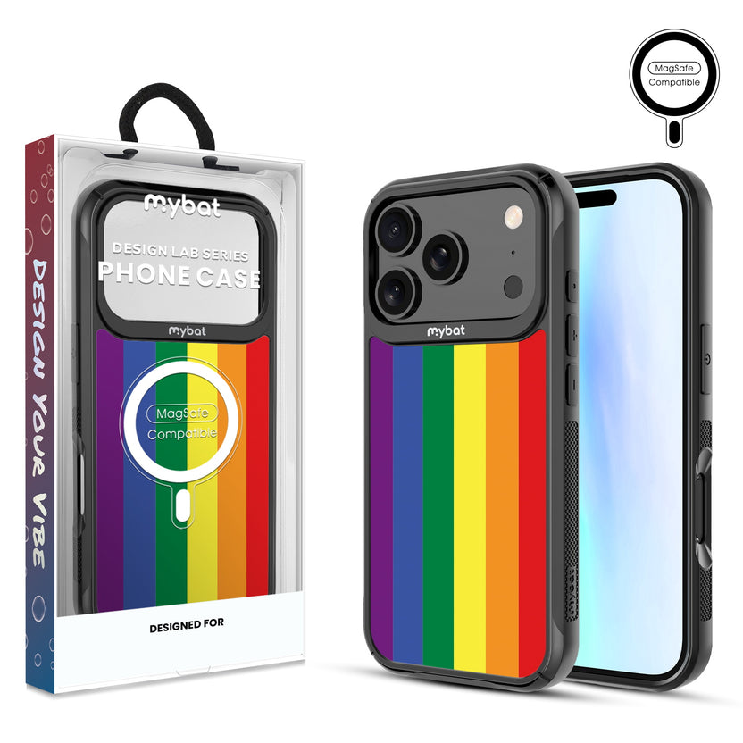 MyBat Design Lab Series MagSafe Case for Apple iPhone 17 Pro - Rainbow ...
