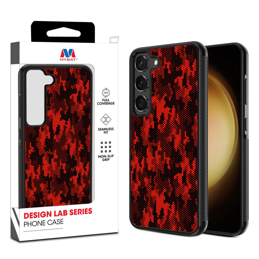 MyBat Design Lab Series Case for Samsung Galaxy S24 - Red Digital Camo ...