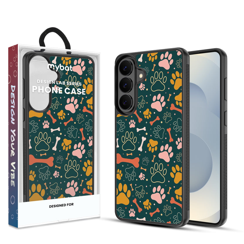 MyBat Design Lab Series Case for Samsung Galaxy S26 - Paw Prints & Bon ...