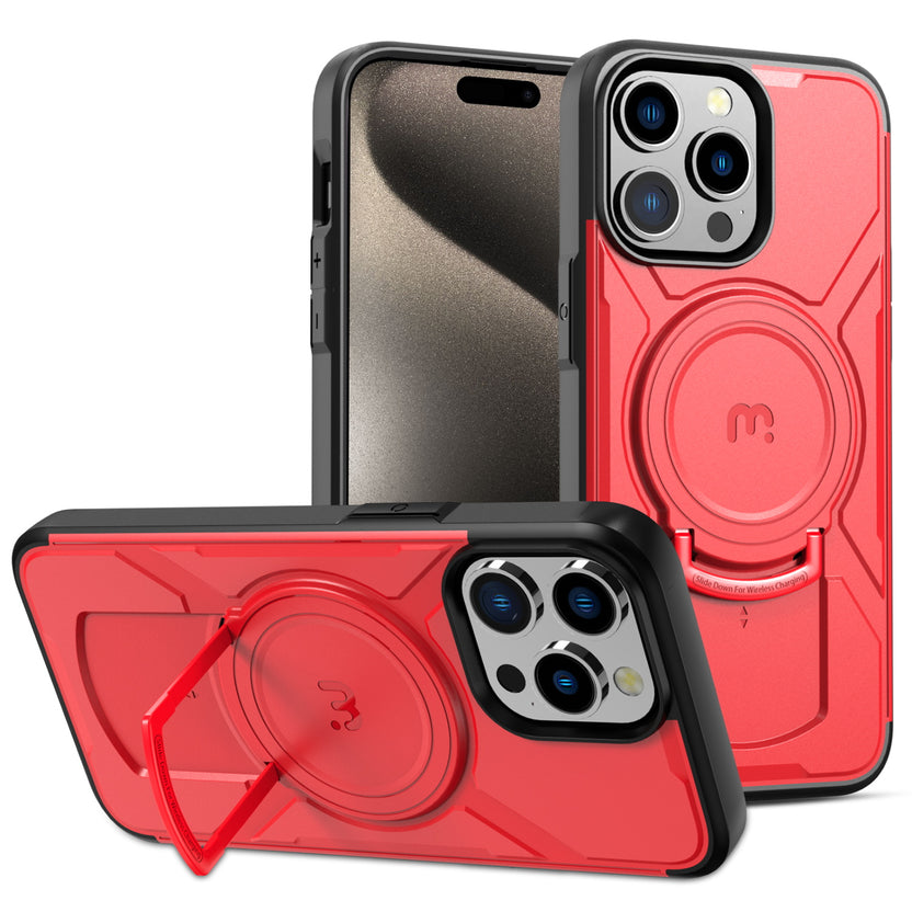 MyBat Pro Stealth Series Case for Apple iPhone 15 Pro Max (6.7) - Red ...